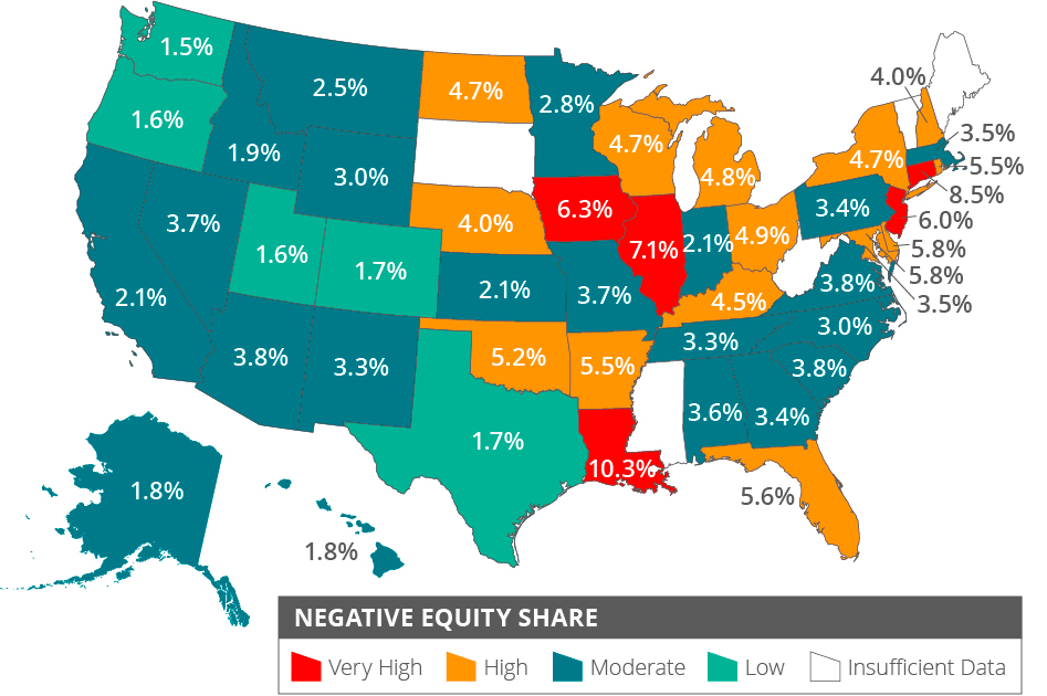 Calculated Risk: CoreLogic: 2 Million Homes with Negative Equity in Q2 2019