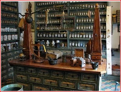 Sarah Does Art on a Blog: Artwork: apothecary shop