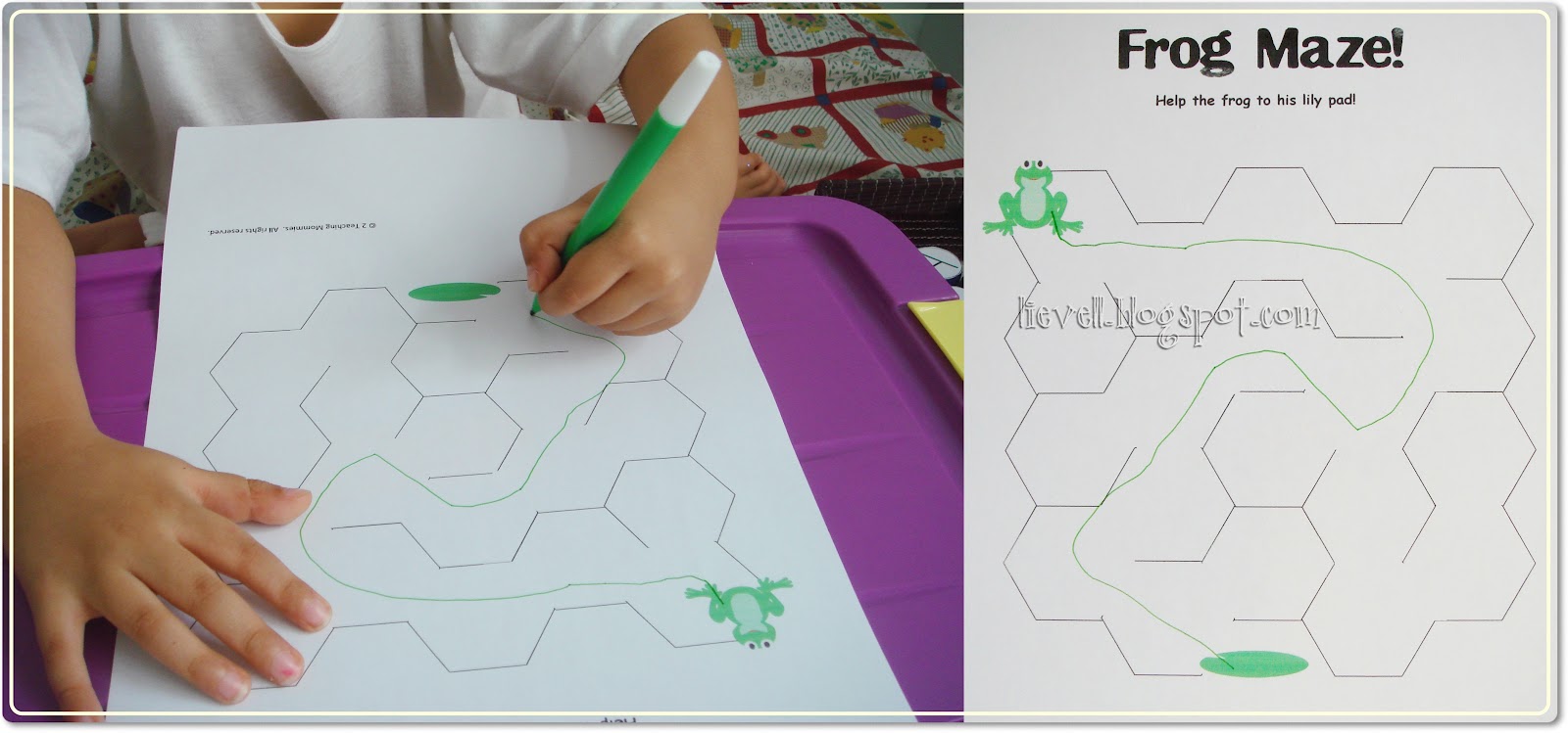 Preschool : Letter F and Frog - Lievell