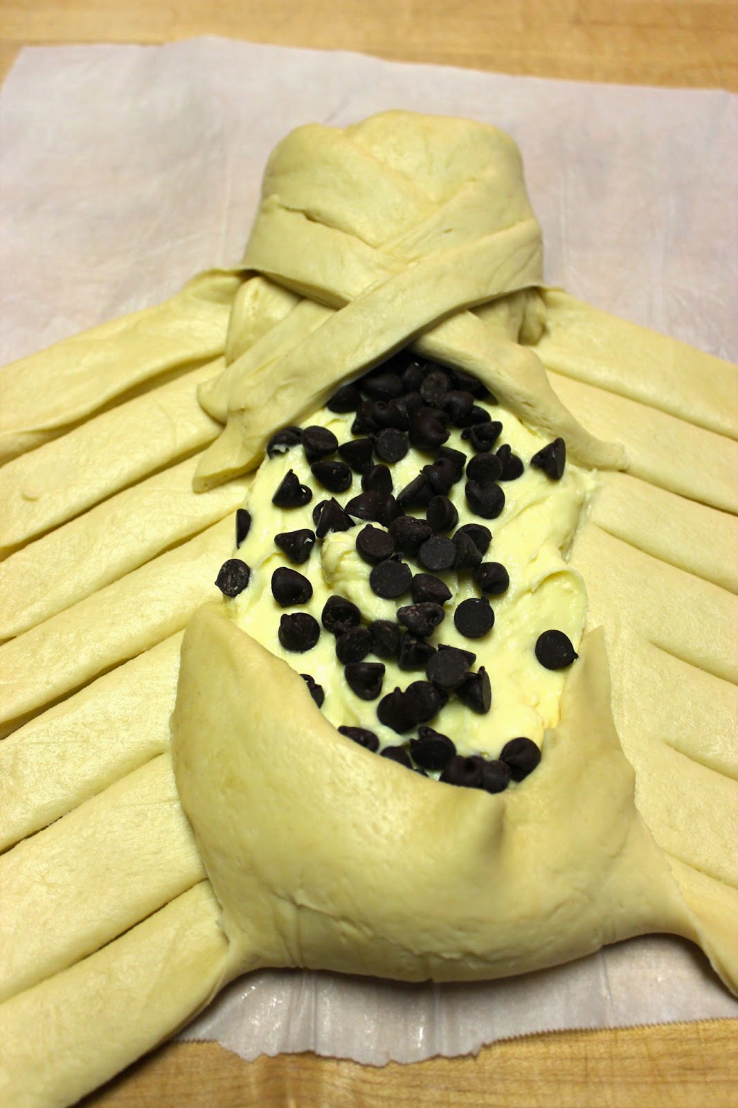 A Touch of Sanity...: Cream Cheese Braid & Chocolate Cream Cheese Braid