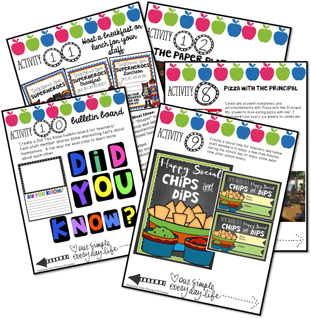 12 Activities to Boost Staff Morale- Print and Go! - Principal Principles