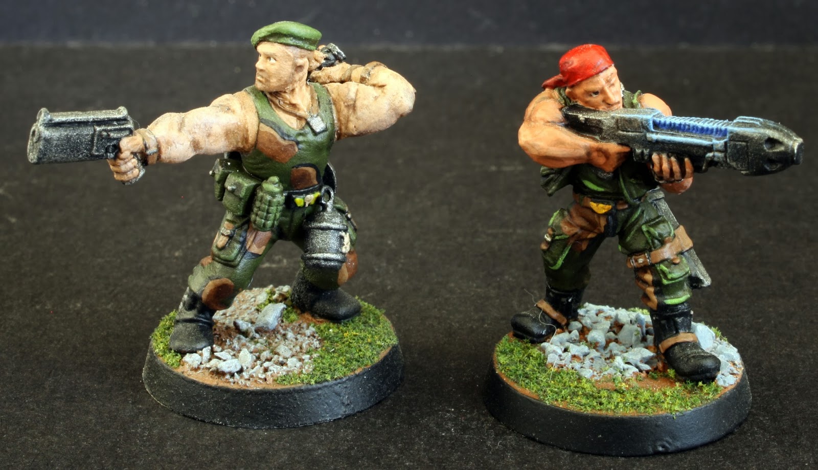 White Tanks Hobbies: Hobby Progress - Imperial Guard - Catachan Regiment