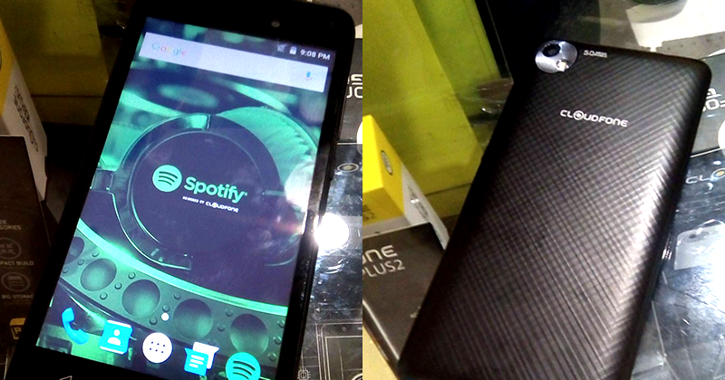 CloudFone GO SP Spotted, Comes With Free Spotify Earphones For PHP 2299