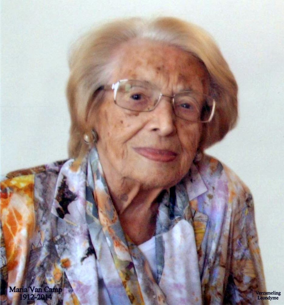 Historische weetjes: Maria Van Camp 1912-2014, de 102-jarige van Antwerpen