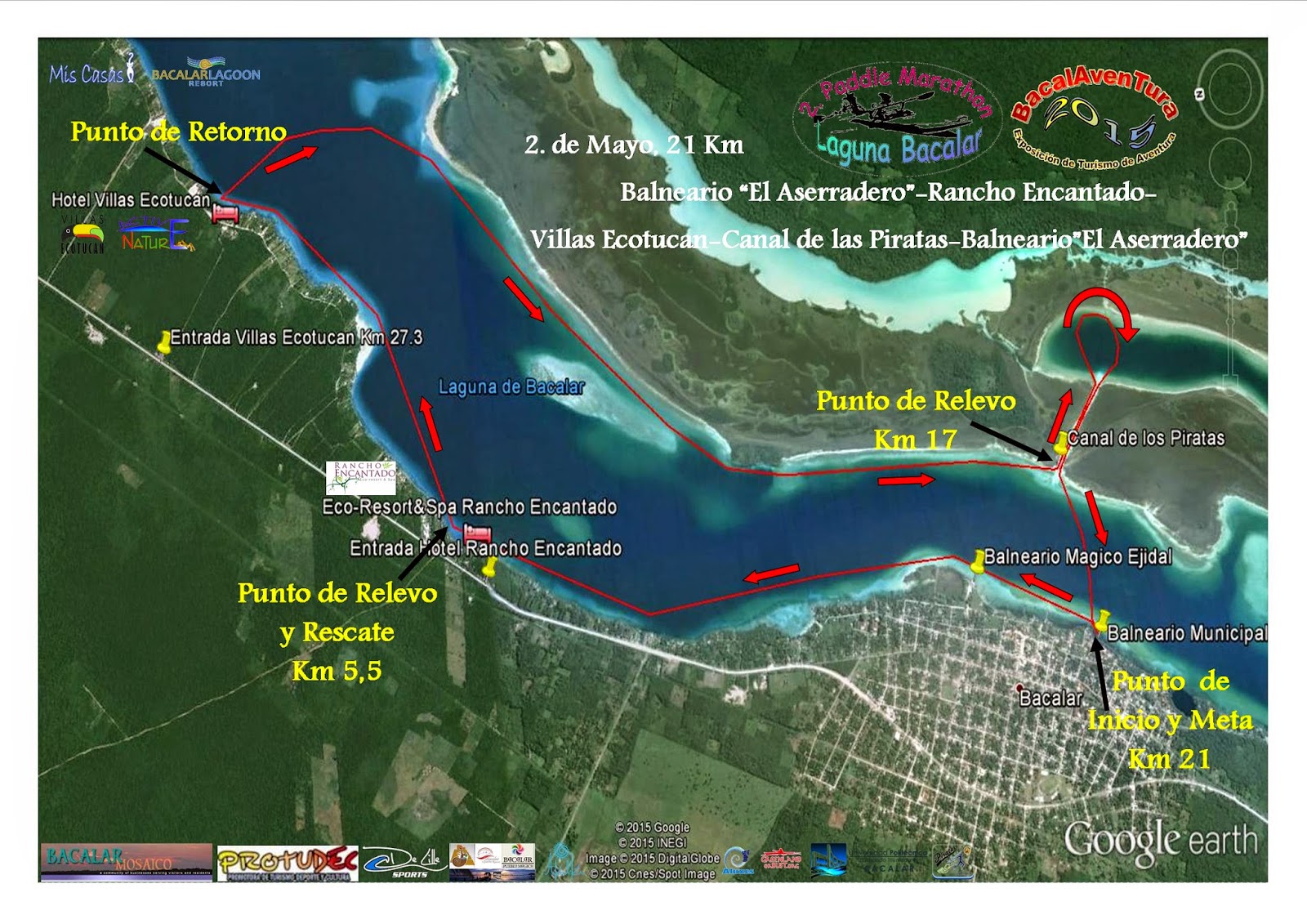 Paddlemarathon Laguna Bacalar