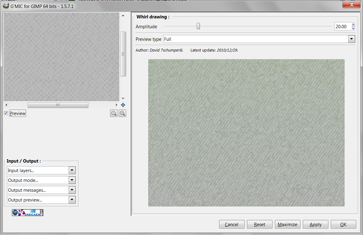 Gimp Science Labs: Filter Stripes