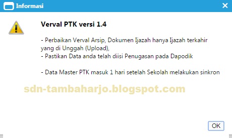 Langkah Mengerjakan Verval PTK untuk Validasi NUPTK Tahun 2016 | SD ...