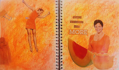Angelia's Art Journals: Tuesday Tips and Techniques: Go Monochromatic!