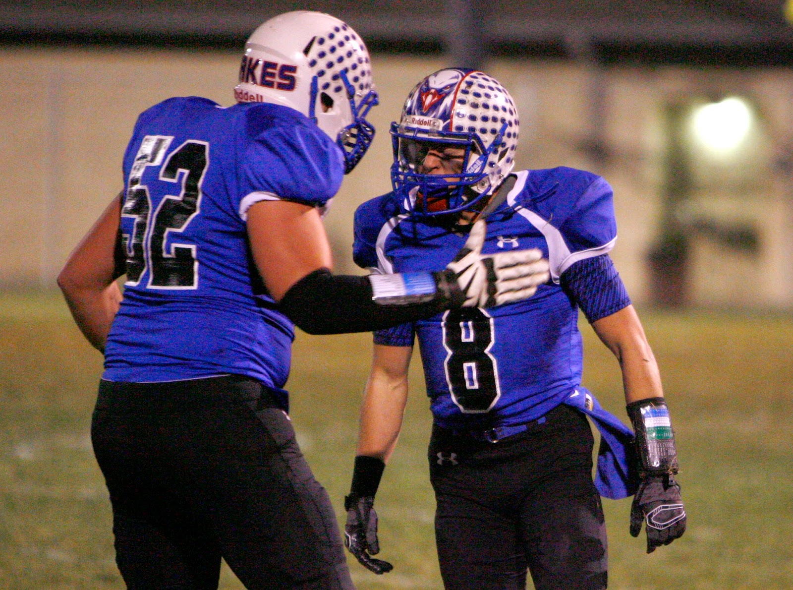 Mark Kodiak Ukena: IHSA Varsity Football Playoffs: Prairie Ridge at Lakes