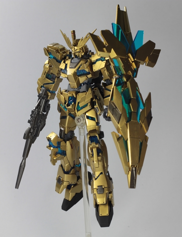 Custom Build: HGUC 1/144 Unicorn Gundam 03 Phenex Ver GFT "Detailed"