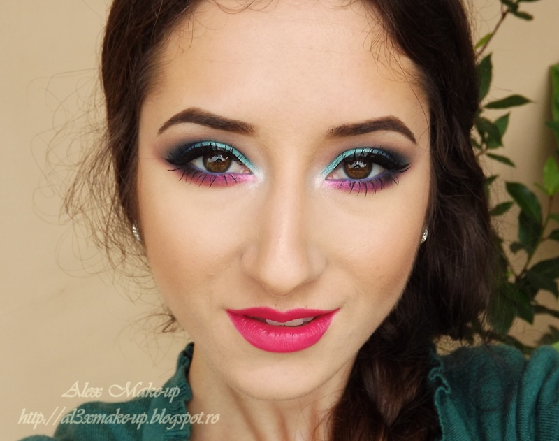 Machiaj colorat intr-o zi friguroasa de toamna ~ Alex Makeup