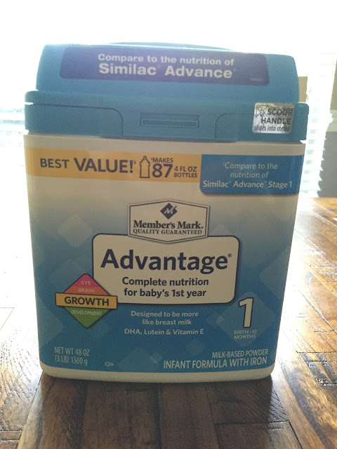 A Modern Gypsy: Member’s Mark® Advantage® Infant Formula