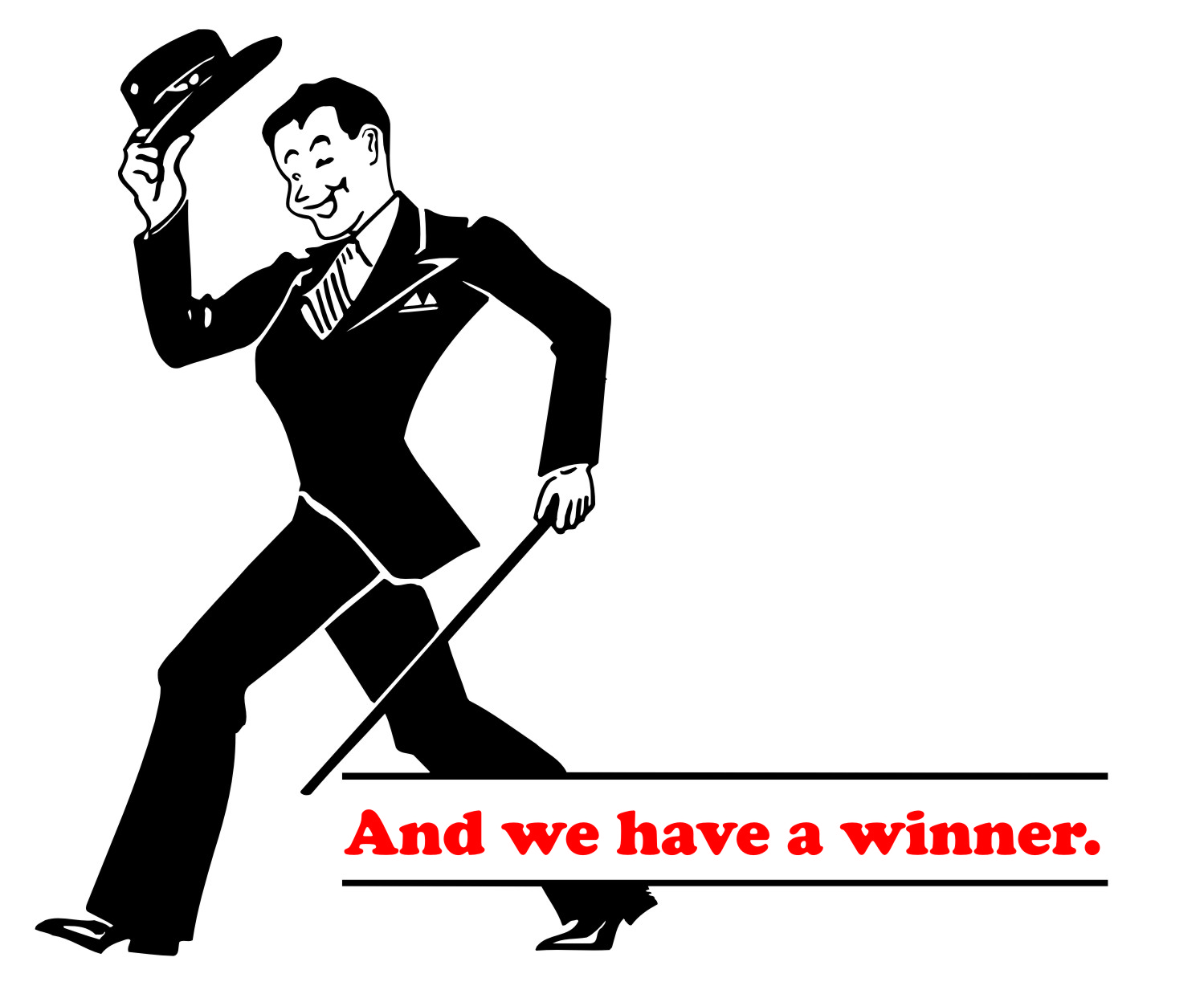 Righting on the Wallz: Ding! Ding! Ding! And we have a winner.