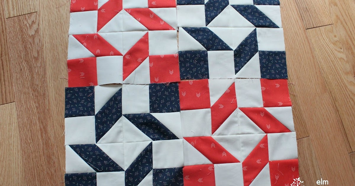 Watermelon Wheel - Clementine QAL Block 1 | Elm Street Quilts