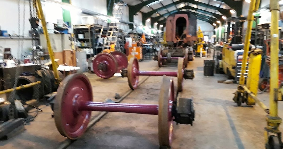 Restoring coaches at Aviemore: Commonwealth bogies