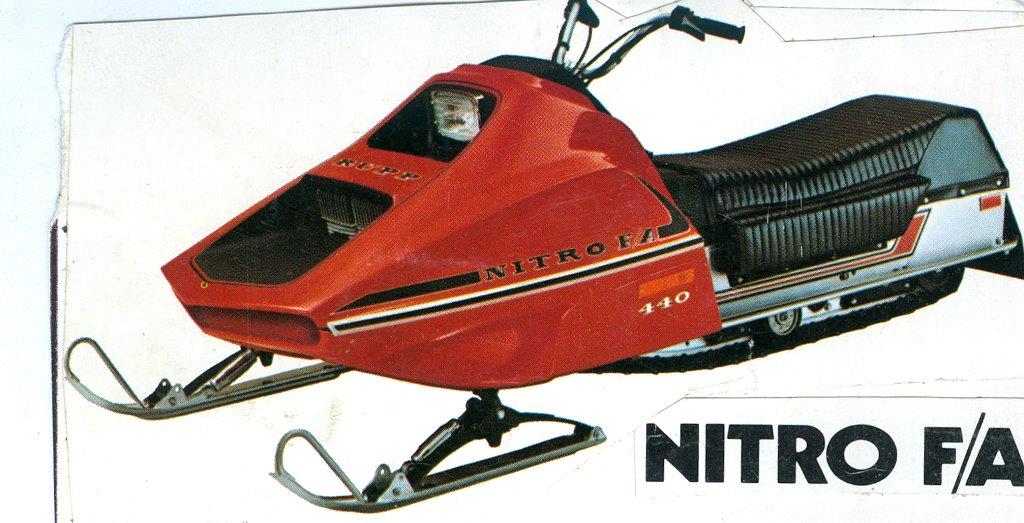 CLASSIC SNOWMOBILES OF THE PAST: 1975 RUPP NITRO FREEAIR SNOWMOBILE