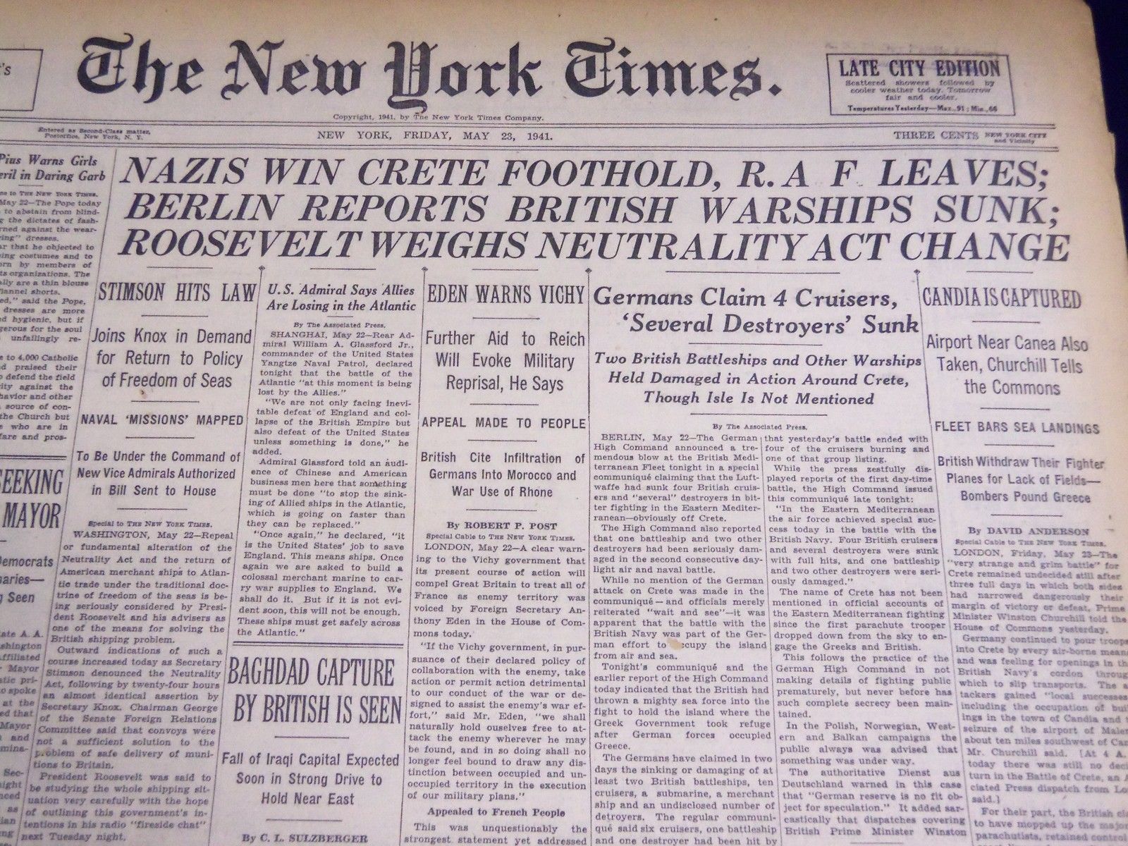 WW2 Wrecks by Pierre Kosmidis: Frontpage history: The nazi invasion of ...