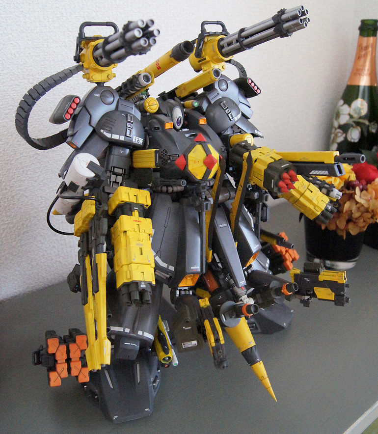 MG 1/100 The-O Full Bullet Customi build