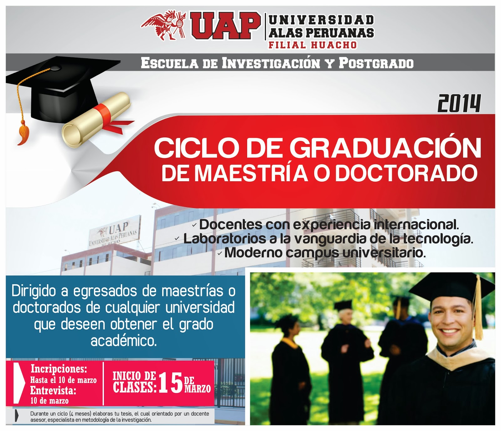 Universidad Alas Peruanas Filial Huacho: Ciclo de Graduación de ...