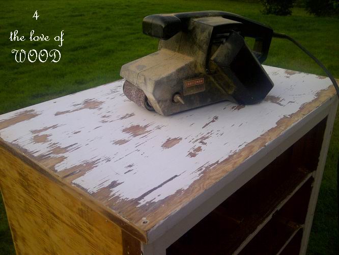 4 the love of wood: INDUSTRIAL DRESSER - silver and wood