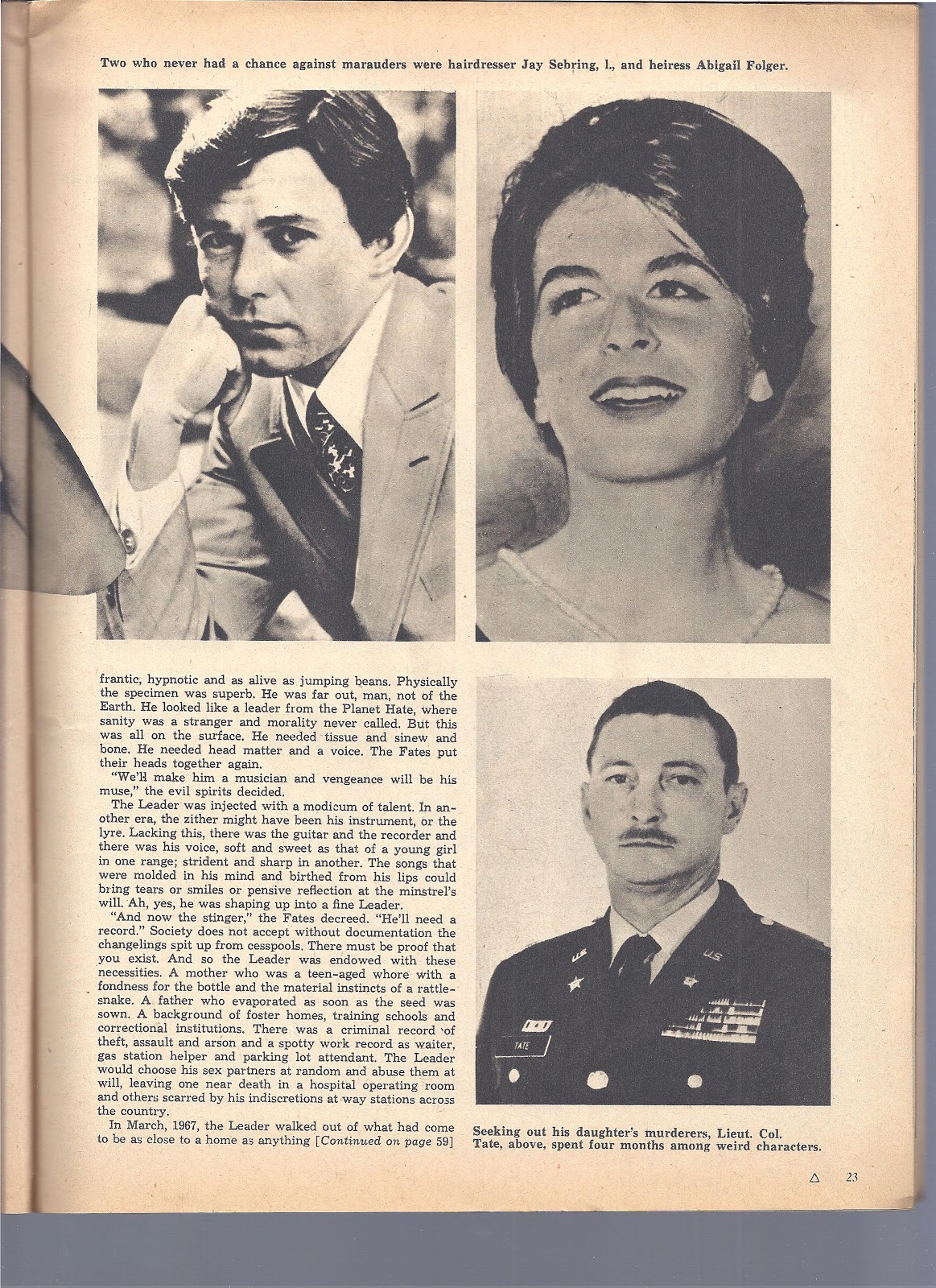 The Manson Family Blog - Tate LaBianca Murders - TLB - True Crime ...