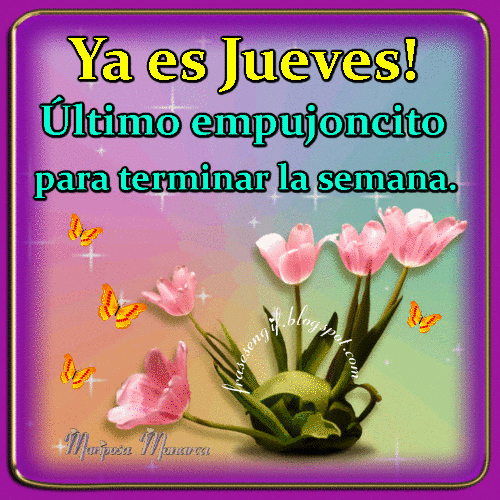 Frases En Gif: YA ES JUEVES