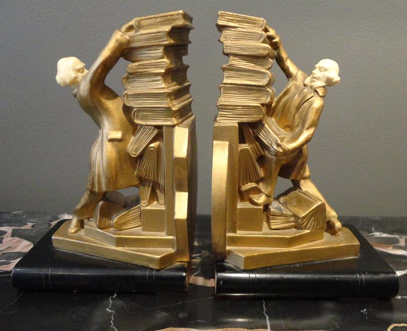MICHAEL THOMAS : "John Ruhl for the J.B. Hirsch Co." Bookends