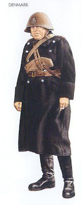 Military Uniforms of World War II: WW2 Danish army, Warrant Officer of ...