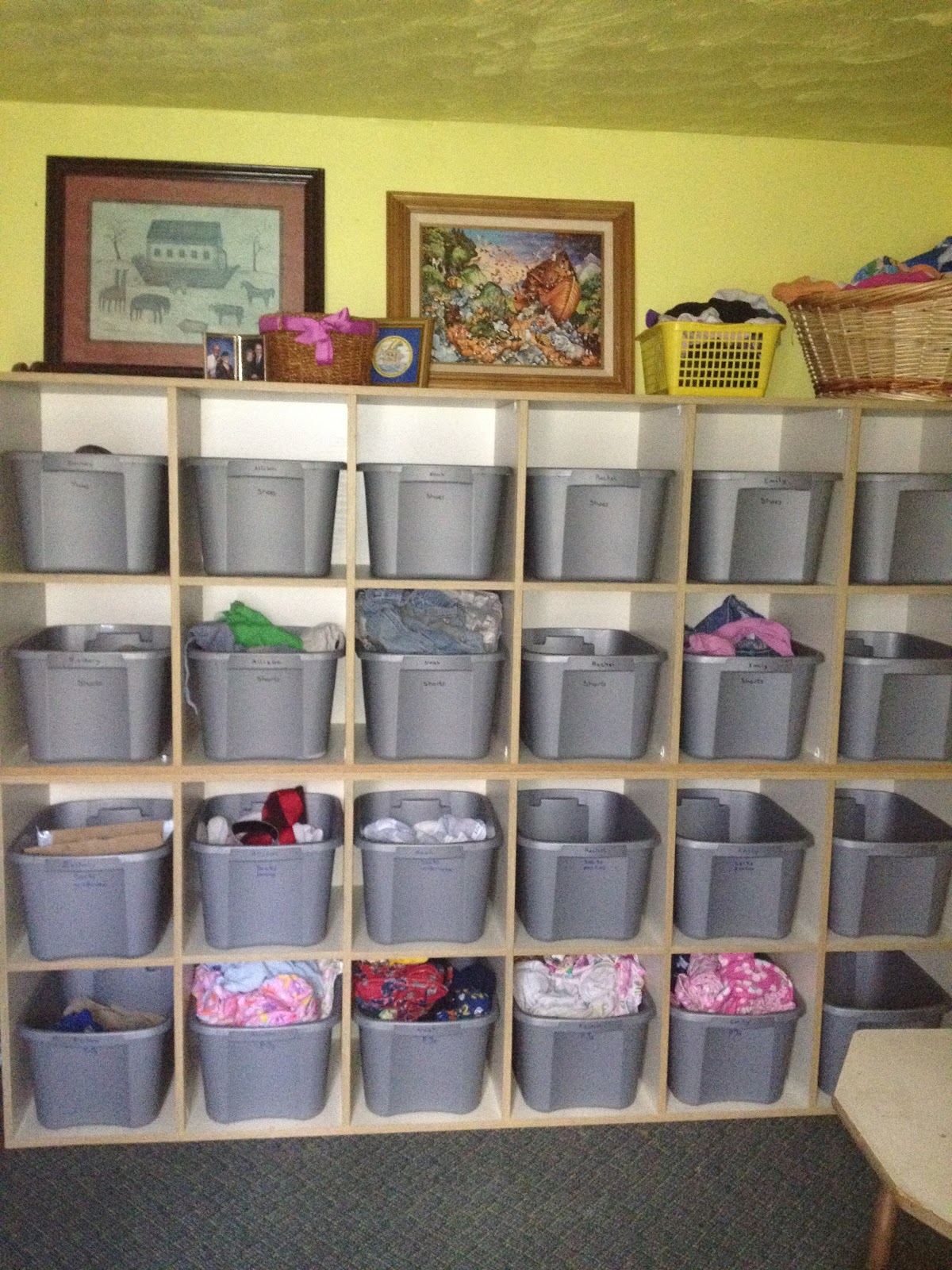 Moozann's Mind: How I Organized My Family Closet - Finally!