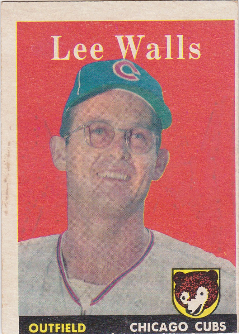 Talking Heads: The Topps 1958 Baseball Set: #66 Lee Walls