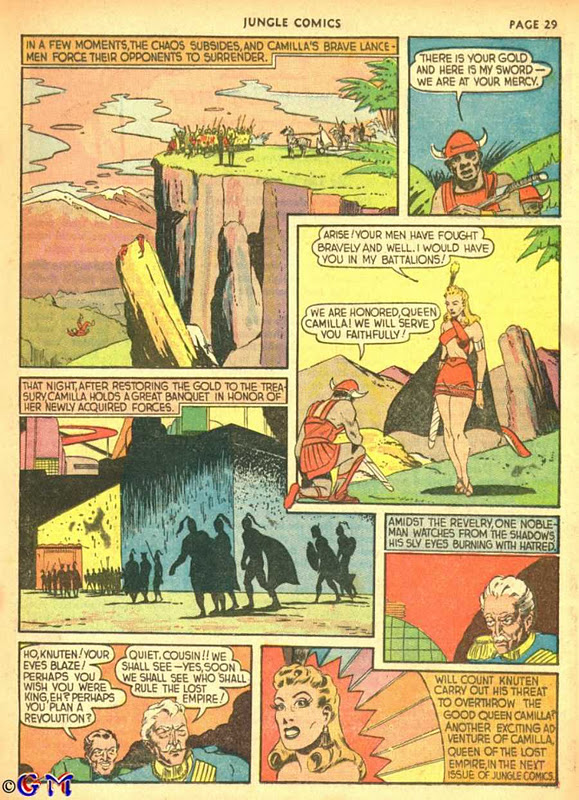 The Comic Book Catacombs: Camilla, Queen of the Lost Empire in "The ...