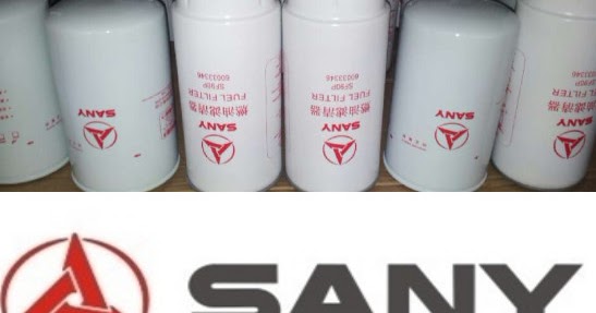 Welcome To Spare Parts Center!: Sany Air Filter Fuel Filter Hydraulic ...