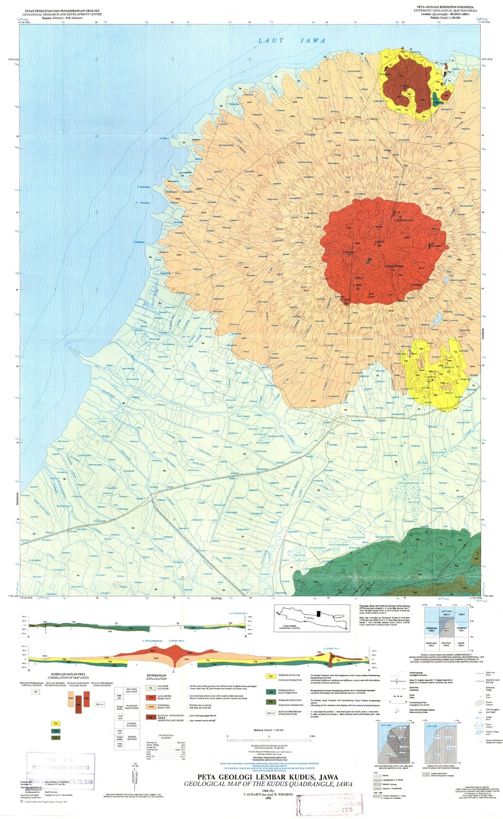 PETAKUPETAMU: PETA RBI DAN GEOLOGI