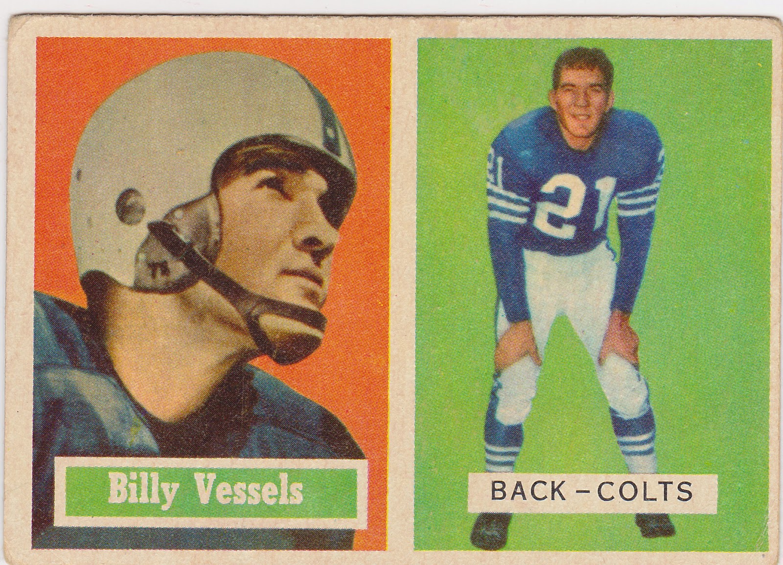 The Five Tool Collector: Baltimore Colts Card History Pt. 2... the late ...