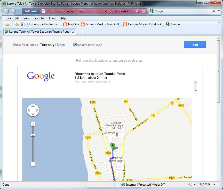 Homestay TUDM Butterworth: Guna Google Maps