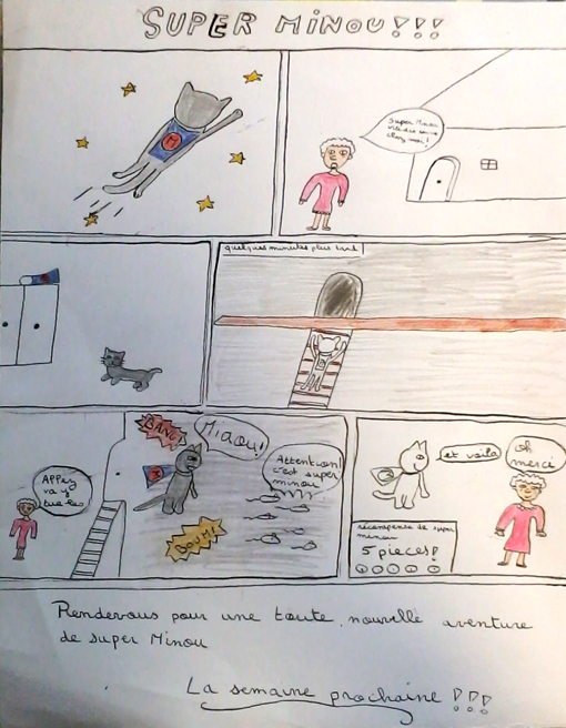 Dessin et peinture à l'école: Réalisation d'une planche de BD