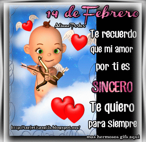 Tarjetitas en Gifs: 14 de febrero