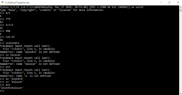 Graficación: Interprete de python