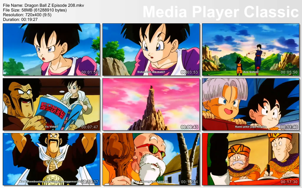 Download Video Anime Dragon Ball Z Majin Buu Saga Episode 208 Bahasa ...