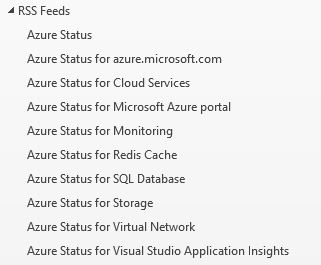 Azure Status Alerts via Outlook Rules