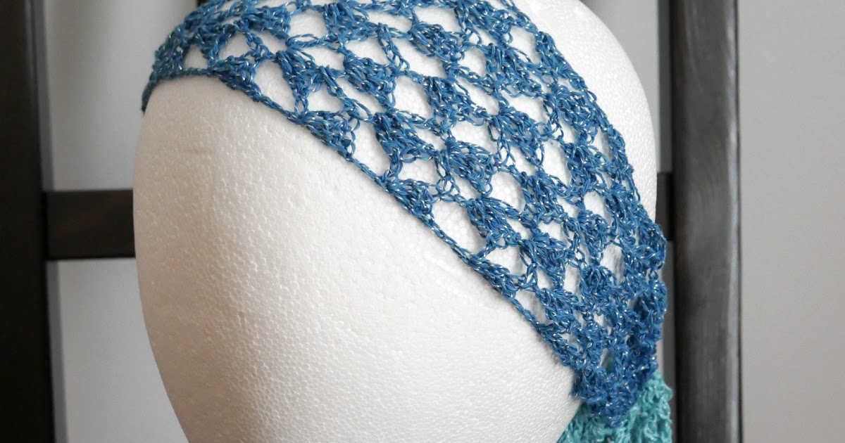 Fiber Flux: Boho Beachy Head Scarf, Free Crochet Pattern + Video