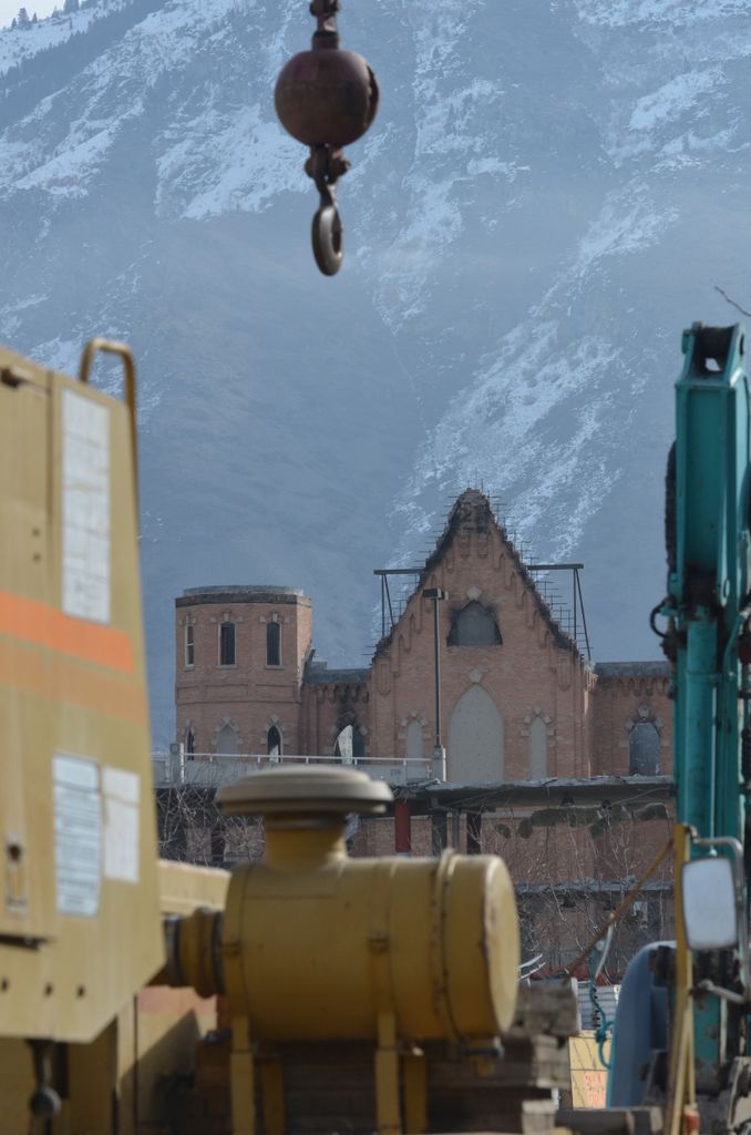 New Temple in Provo: Aerial Views and Garage Demolition