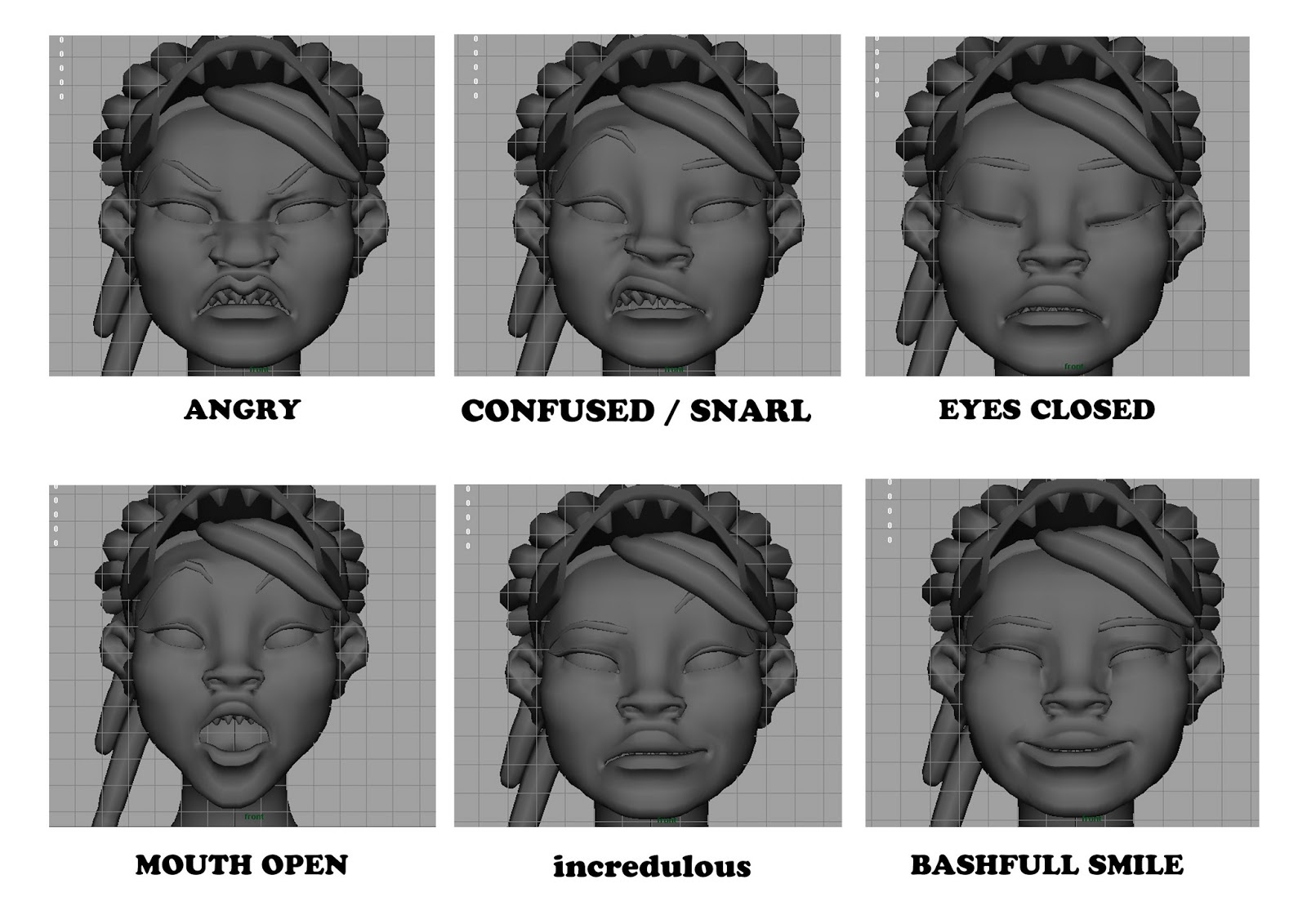 BenAnimations: Update : ) Z-Brush blend shapes.