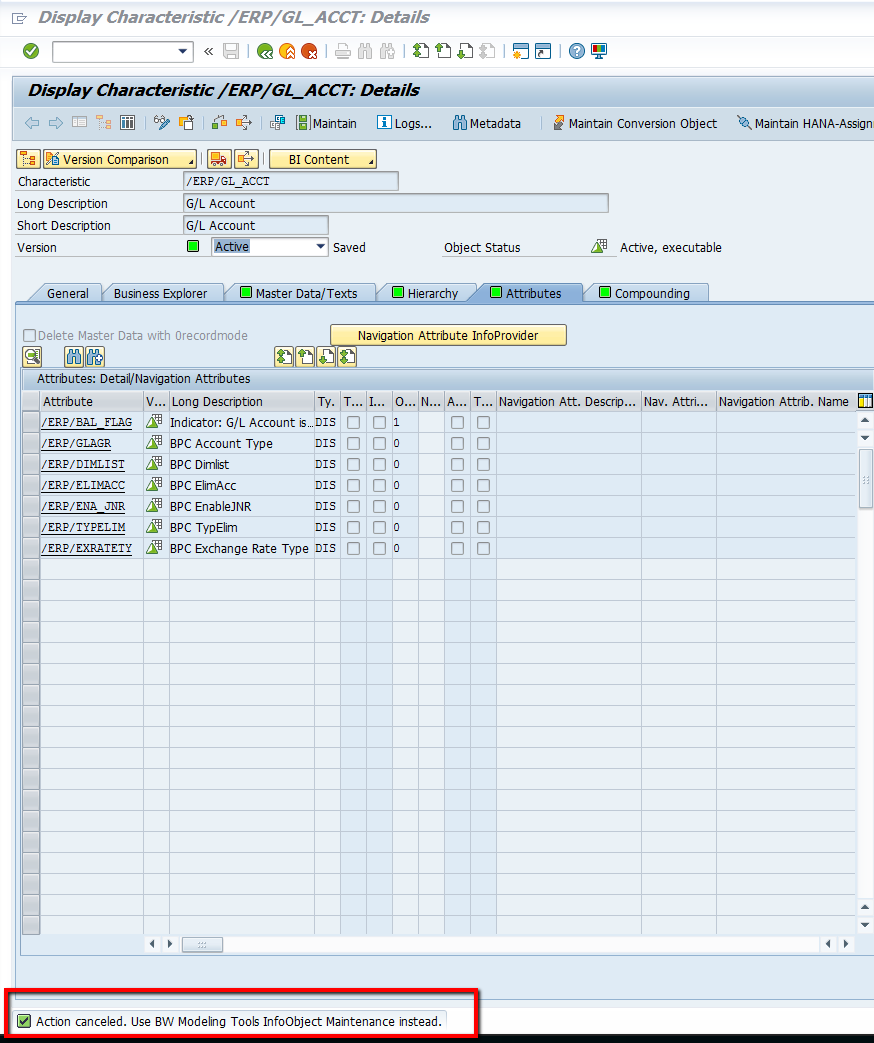 How to change/create InfoObjects with RSD1 as of BW 7.5 SP04 on HANA ...