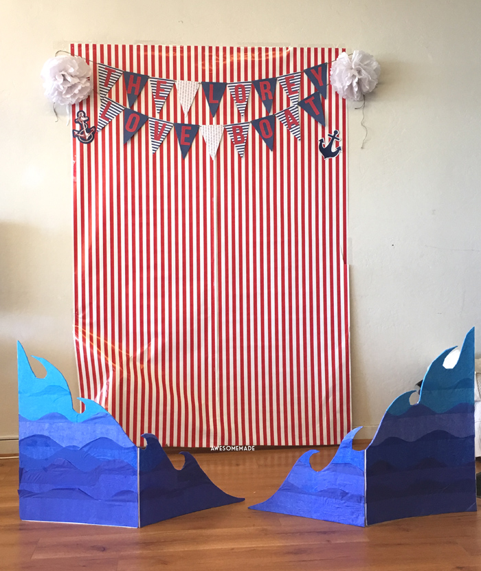 Awesome Made: Nautical-Themed Photo Backdrop