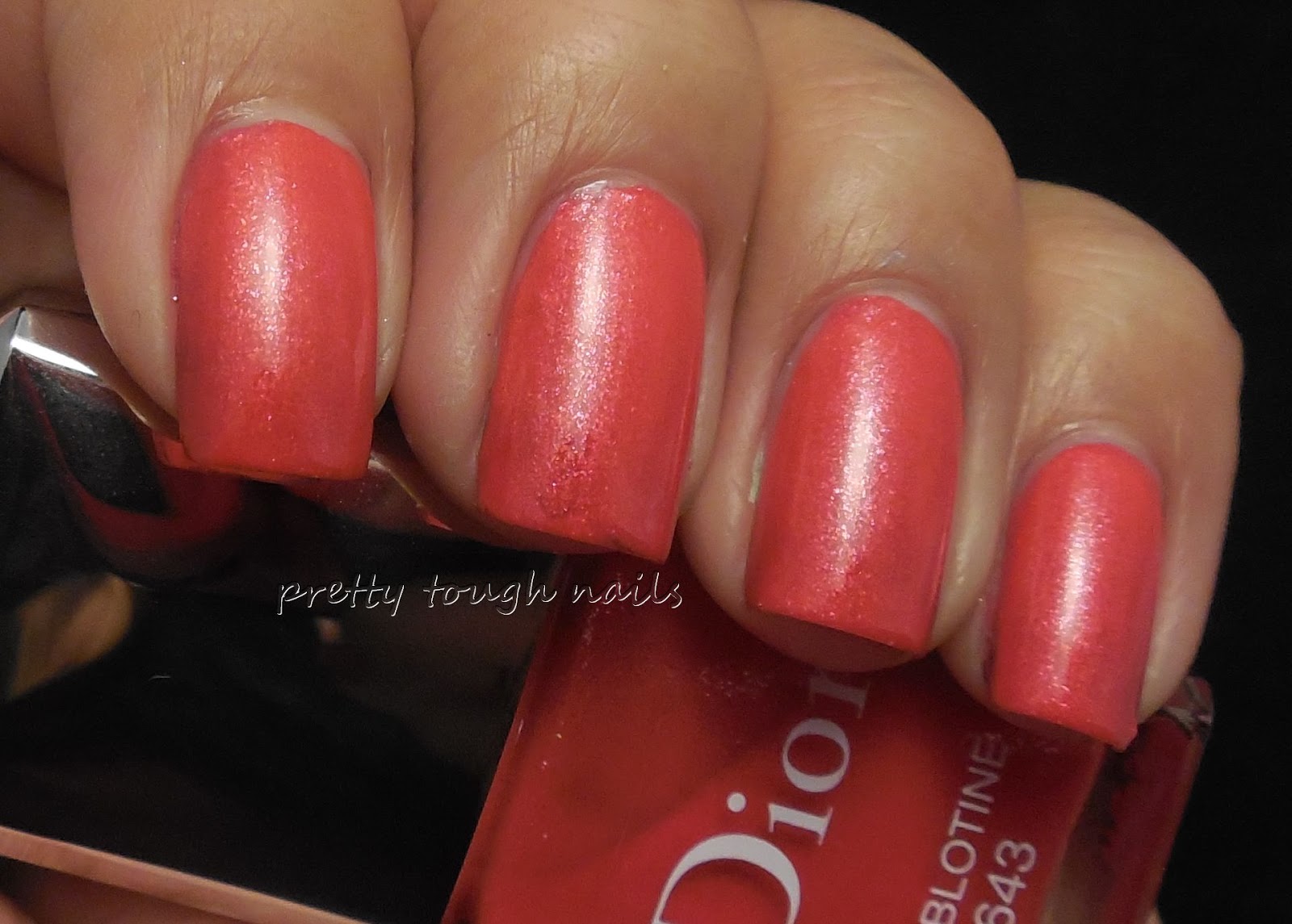 ::pretty::tough::nails::: Dior Diablotine Swatch And Review