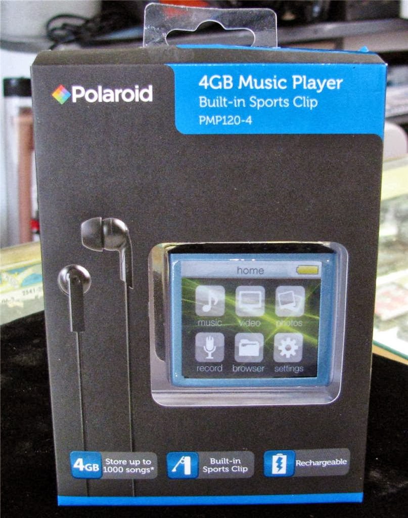 POLAROID PMP120-4 (4GB) DIGITAL MEDIA PLAYER MP3 PLAYER ~ Gold Crafters ...