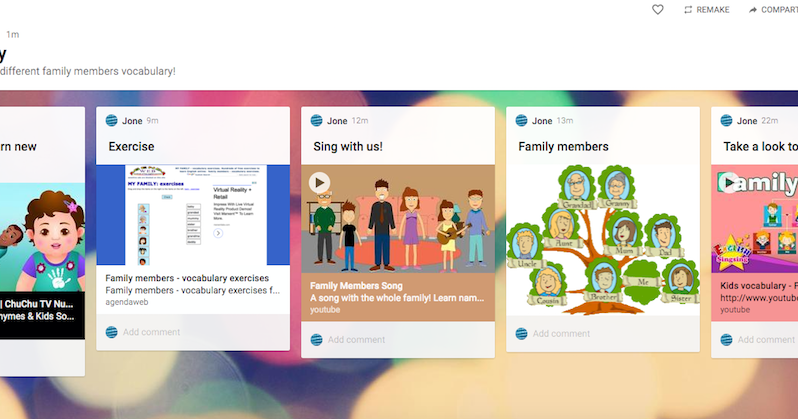 English Tools: Padlet