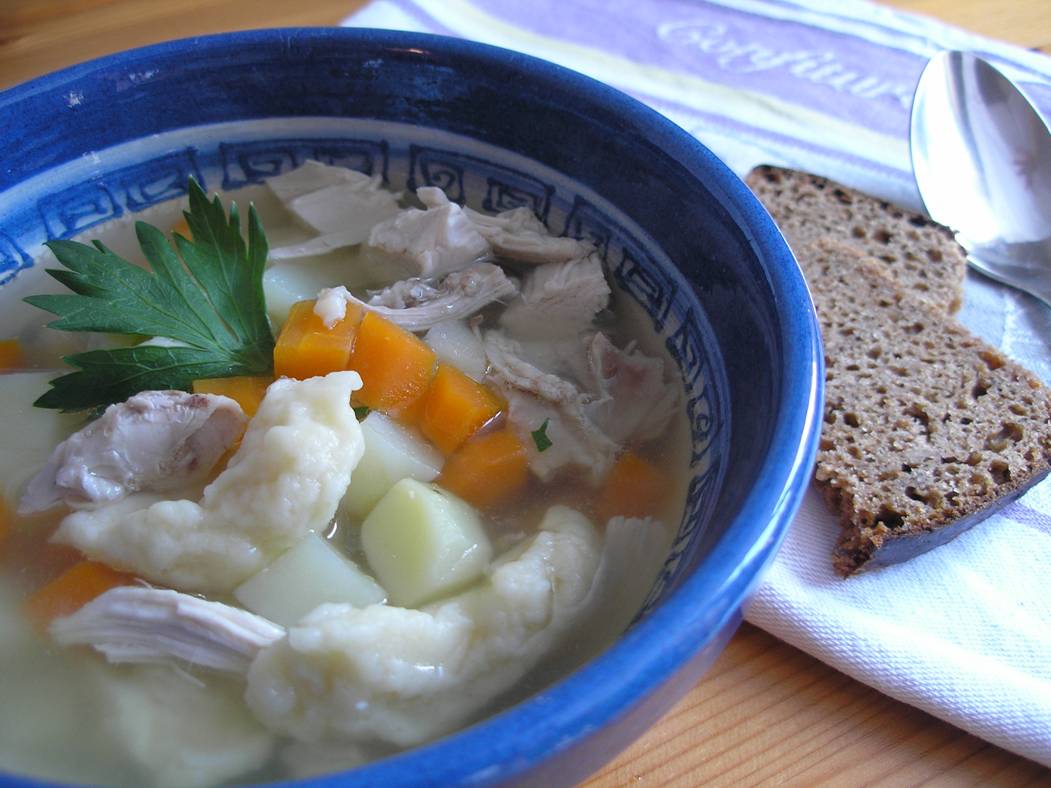 Lime or Lemon?: Chicken and dumpling soup: Estonian “kana-klimbisupp”