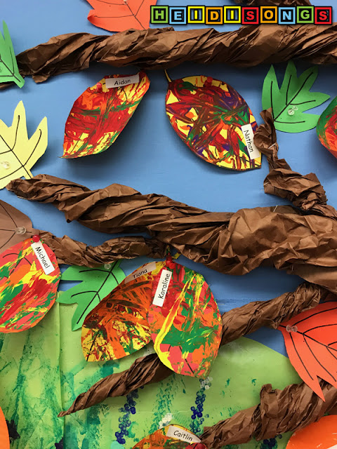 Marble Painting Fall Leaves- Freebie!